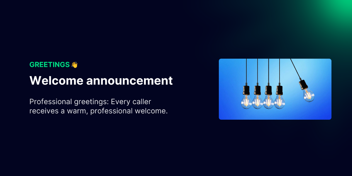 Welcome announcement | BaseLink